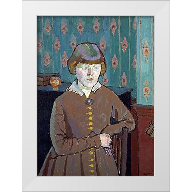 Gilman, Harold 14x18 White Modern Wood Framed Museum Art Print Titled ...