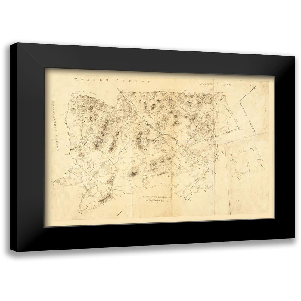 Gilmer 24x18 Black Modern Framed Museum Art Print Titled - Fauquier ...