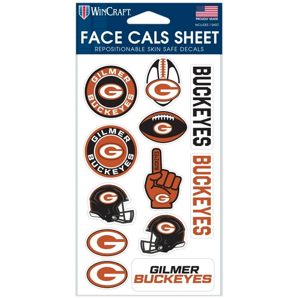 Gilmer High School 4" x 7" Face Cal Sheet - Walmart Business Supplies