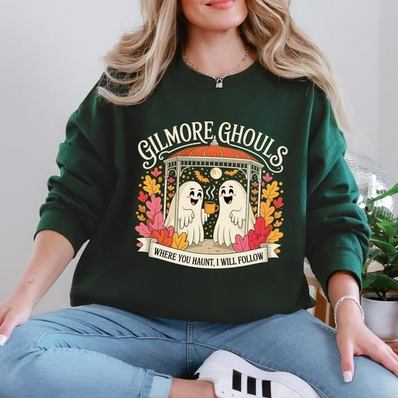 Gilmore Ghouls, Fall pumpkin girl, Ghost season Tee, Fall Shirt for ...