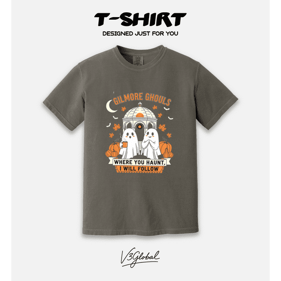 Gilmore Ghouls Halloween Boo Spooky TV Show Gift Comfort Colors T-Shirt ...