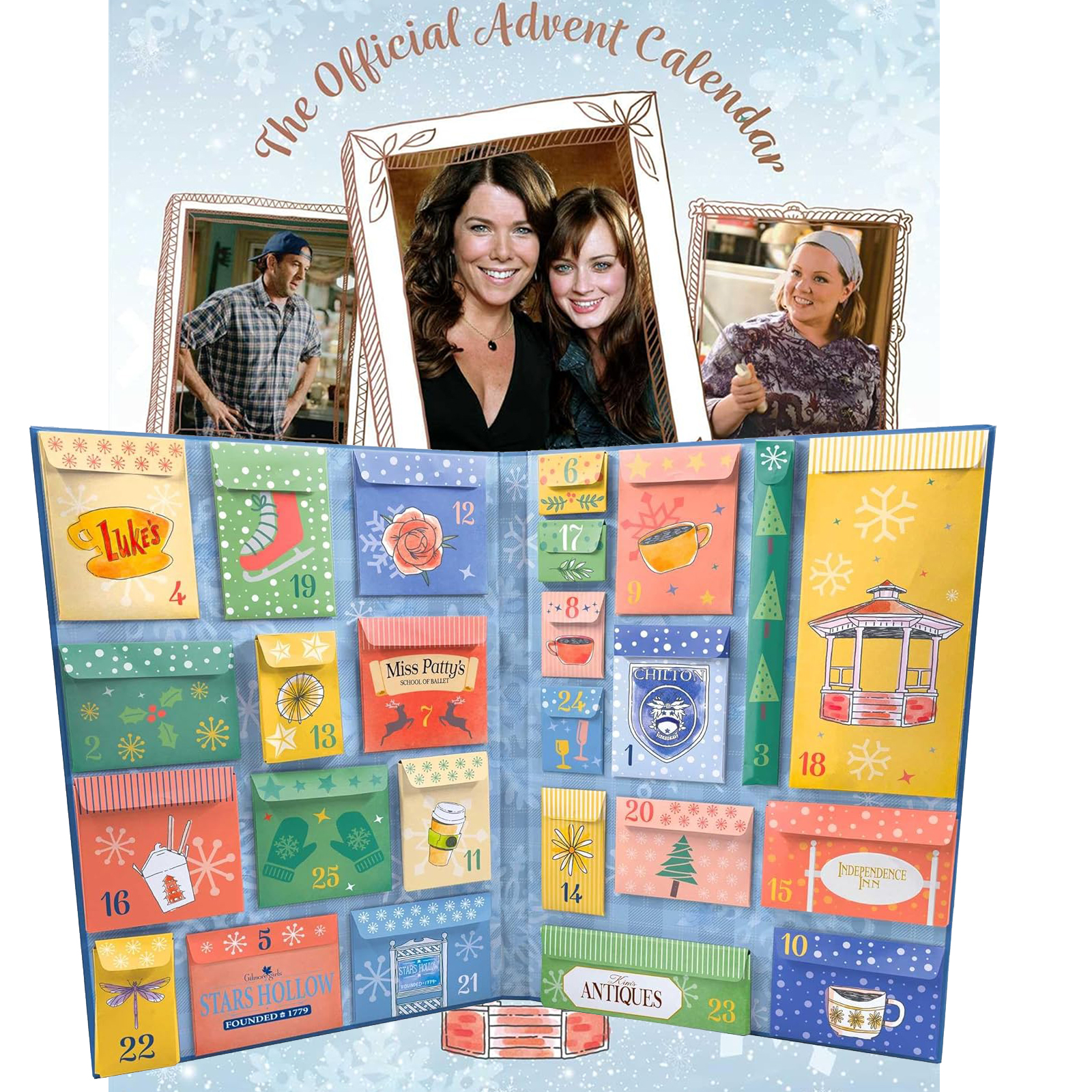 Gilmore Girls: The Official Advent Calendar 2024 Christmas Gift ... Gilmore Girls: The Official Advent Calendar 2024 Christmas Gift ...
