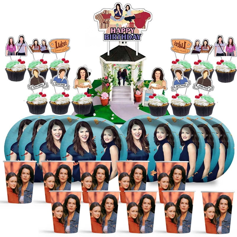 Gilmore Girls Birthday Cups Party Supplies Plates Decorations Cake ...