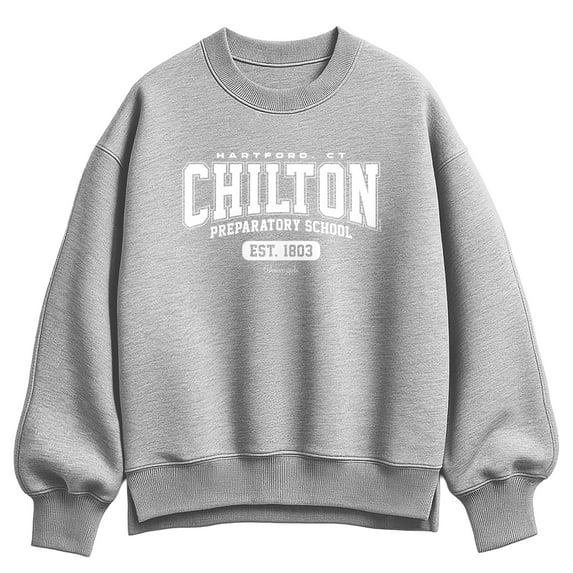Gilmore Girls - Chilton Prep School - Ladies Oversized Fleece Crew ...