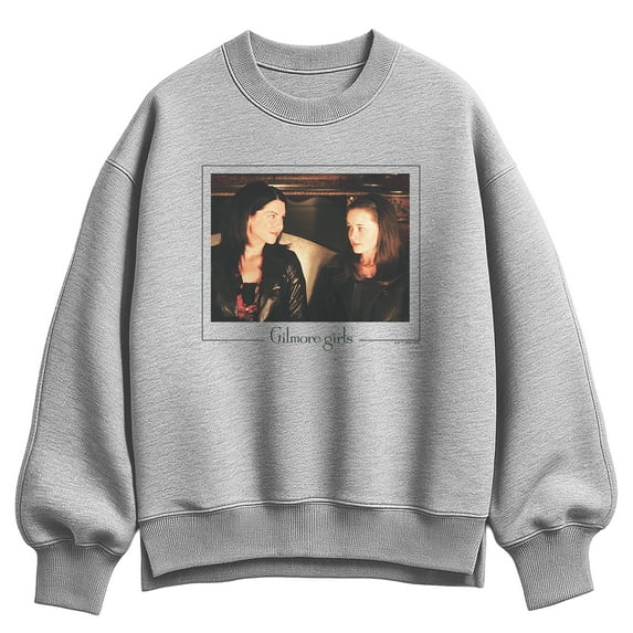 Gilmore Girls - Lorilei And Rory - Ladies Oversized Fleece Crew ...