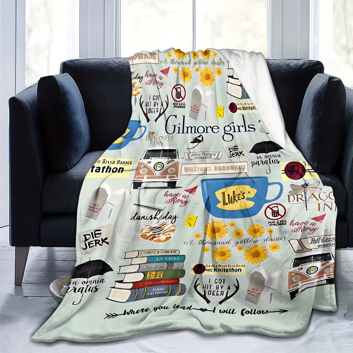 Gilmore Girls Super Soft Microfleece Blanket Lightweight Cozy,For Beds ...
