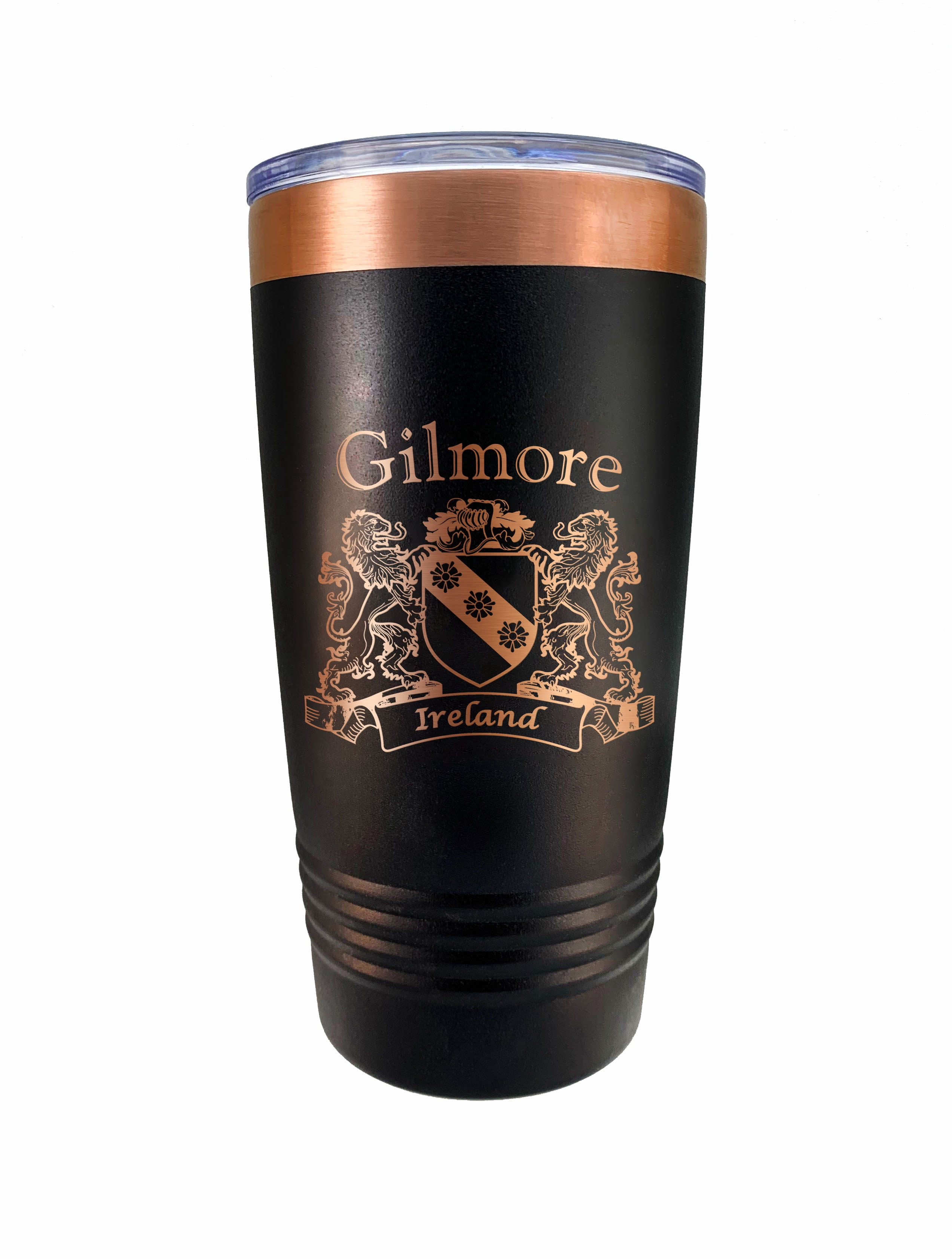 Gilmore Irish Coat of Arms Black Travel Mug - Walmart.com