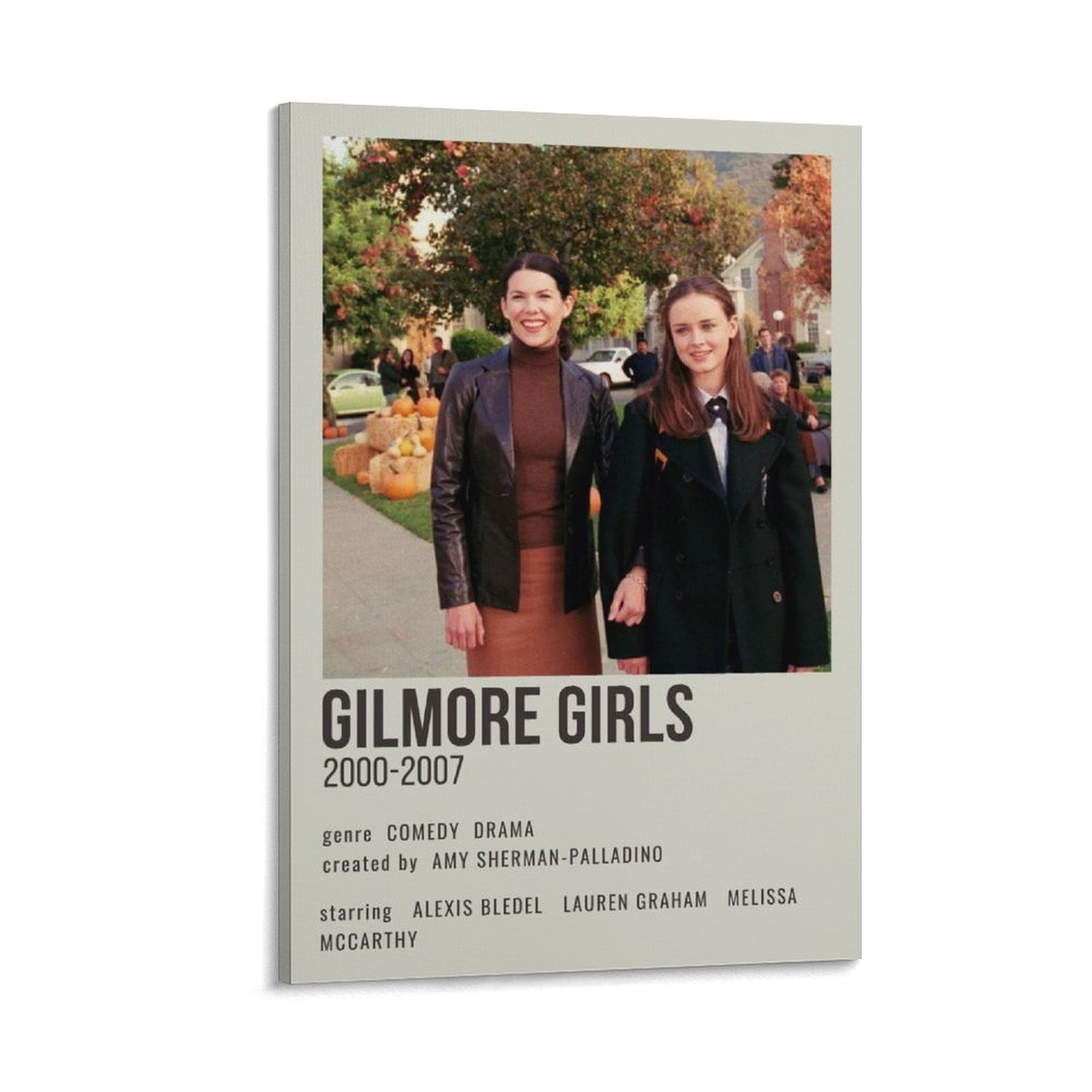 Gilmore Poster Girls TV Series 90s Vintage Canvas Poster（2） Painting On ...