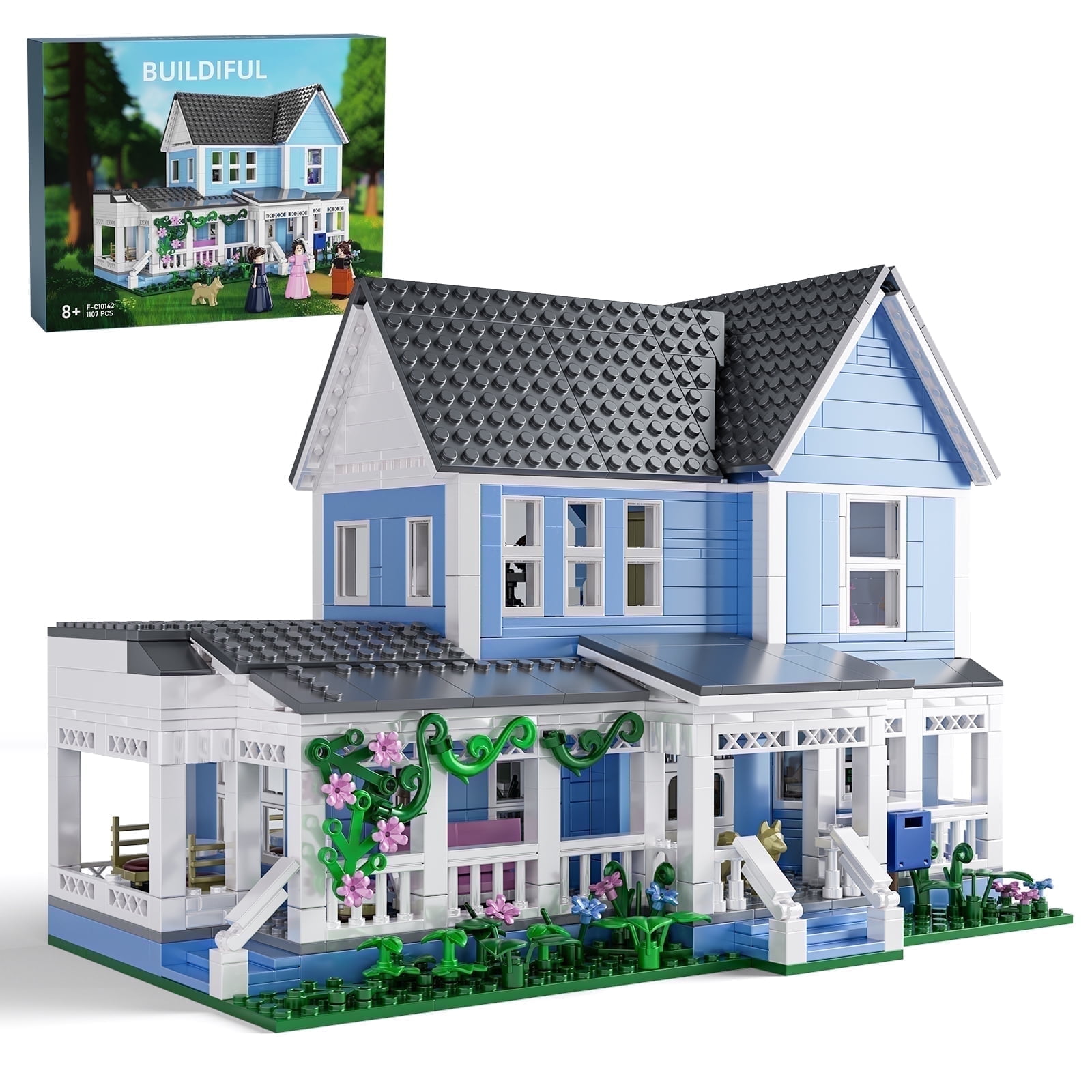 Girl House Building Block Set,Ideas Gilmoed Blue Palace Toys,Girls and ...
