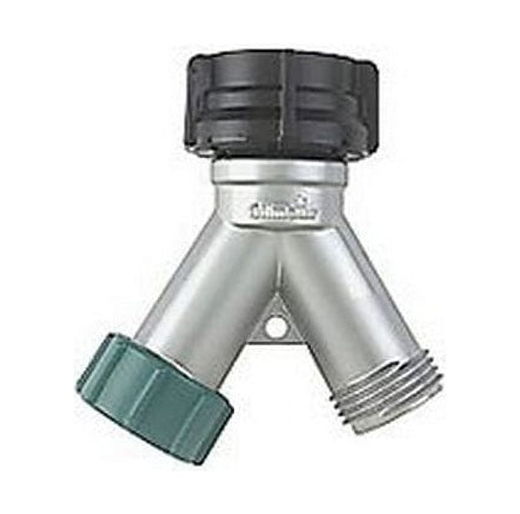 Gilmour 08Y Zinc Hose Y Connector With Cap, Each - Walmart.com
