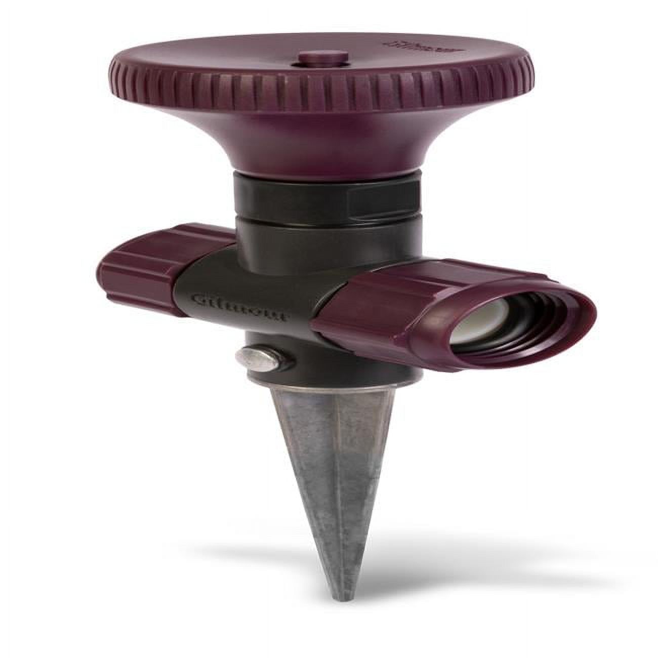 Gilmour 7005142 800 sq ft. Metal Spike Base Spot Sprinkler, Purple ...