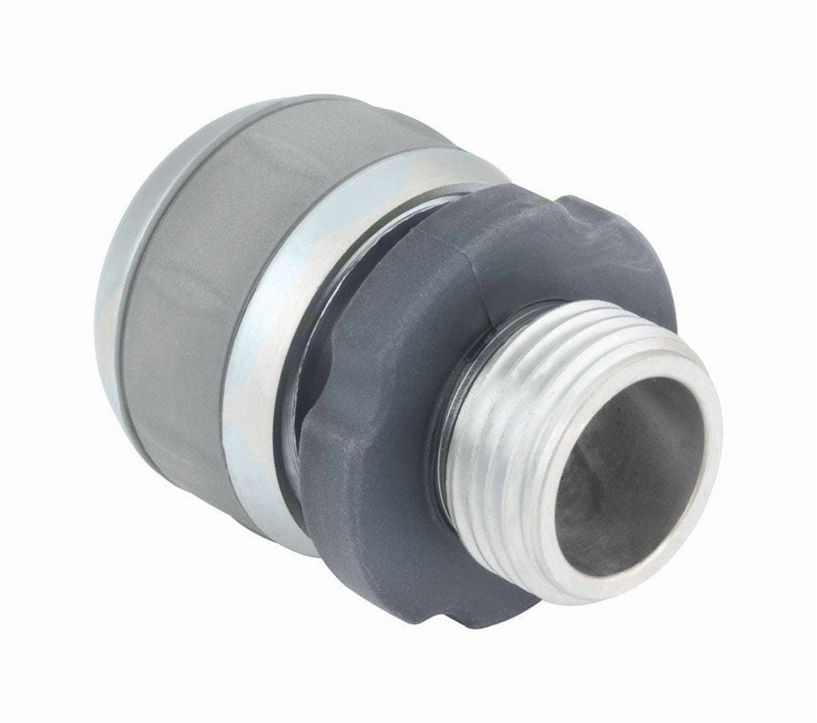 Gilmour Metal Hose Mender, 3/4 in Male Threaded Compression Fitting ...