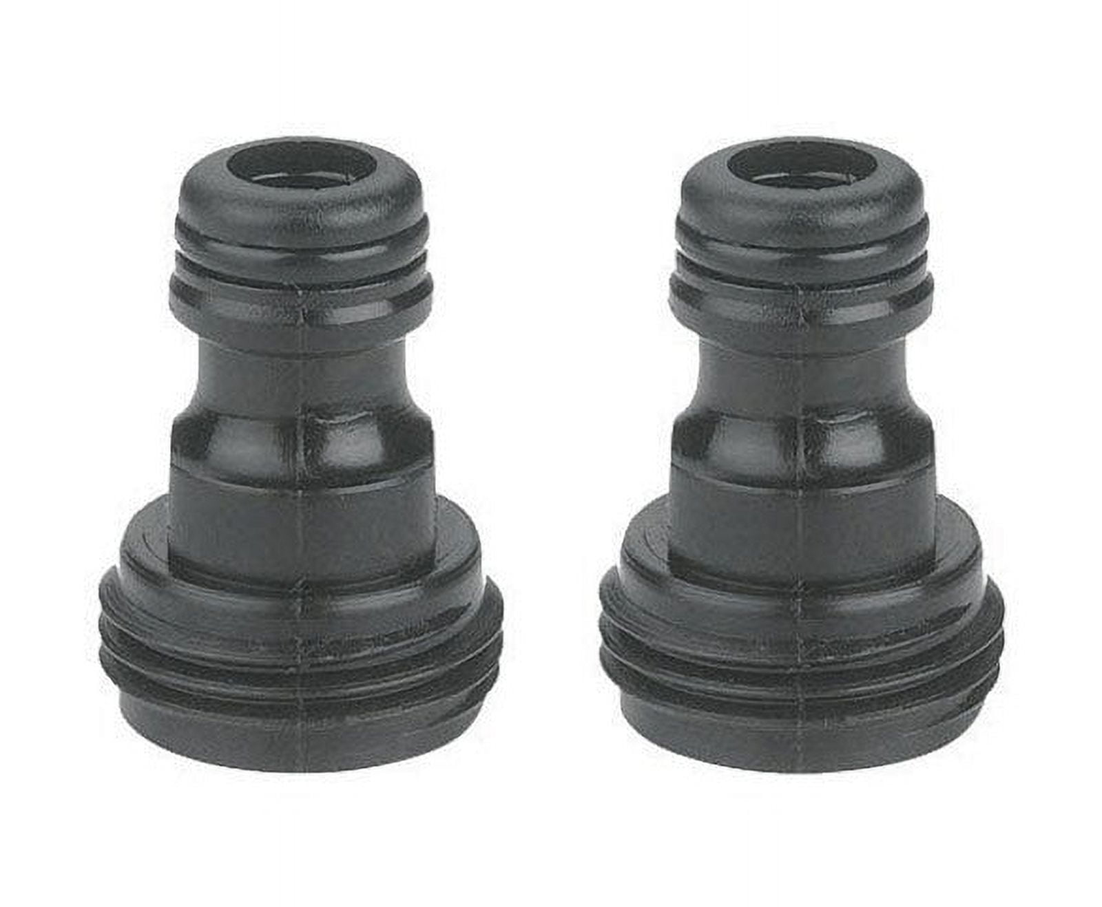 Gilmour Light Duty Plastic Male Quick Connector 2pc Set - Walmart.com