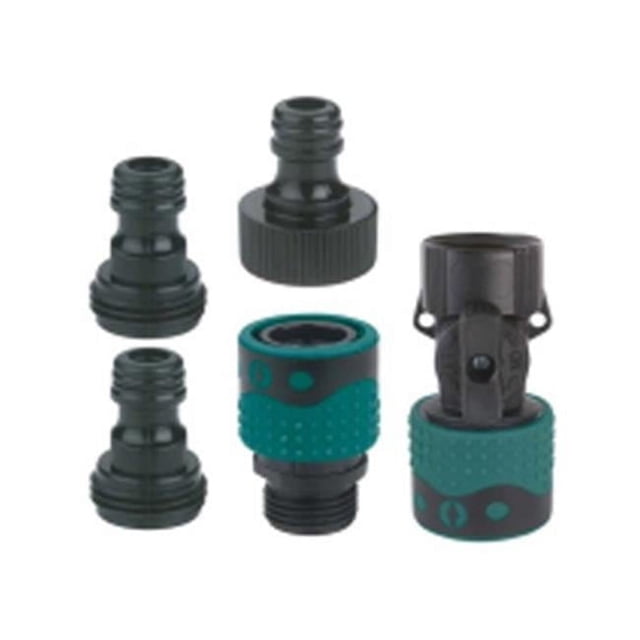Gilmour Light Duty Plastic Quick Connector Starter Kit 5pc with Manual ...