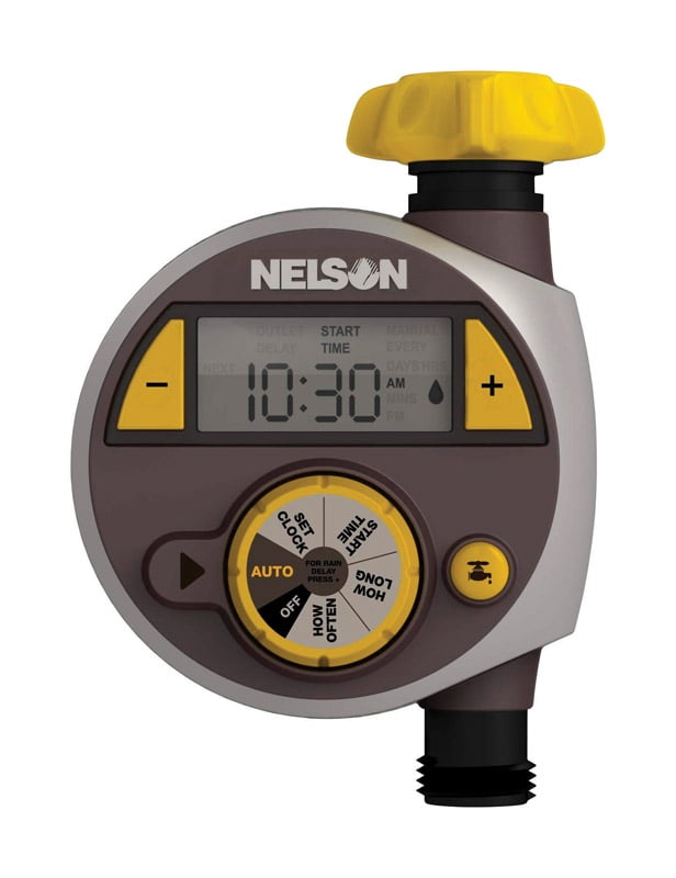 Gilmour Nelson Programmable 1 Zone Water Timer - Walmart.com