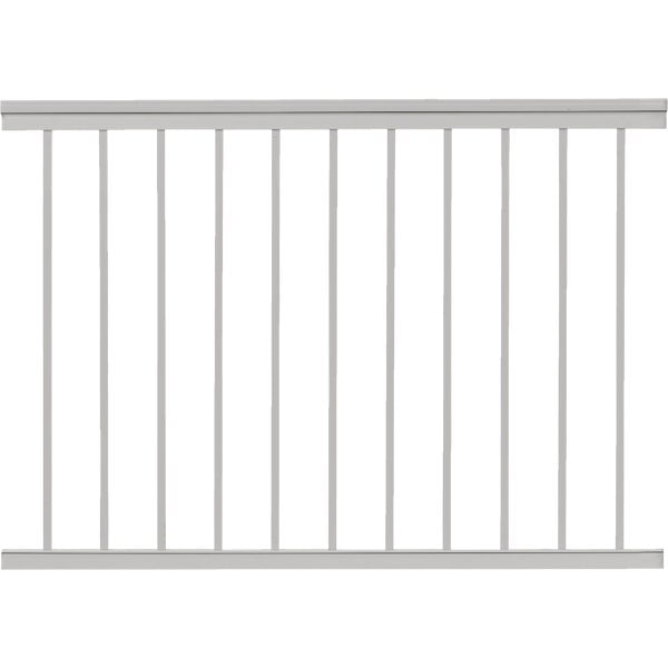 Gilpin Summit 36 In. H. x 4 Ft. L. White Aluminum Railing - Walmart.com