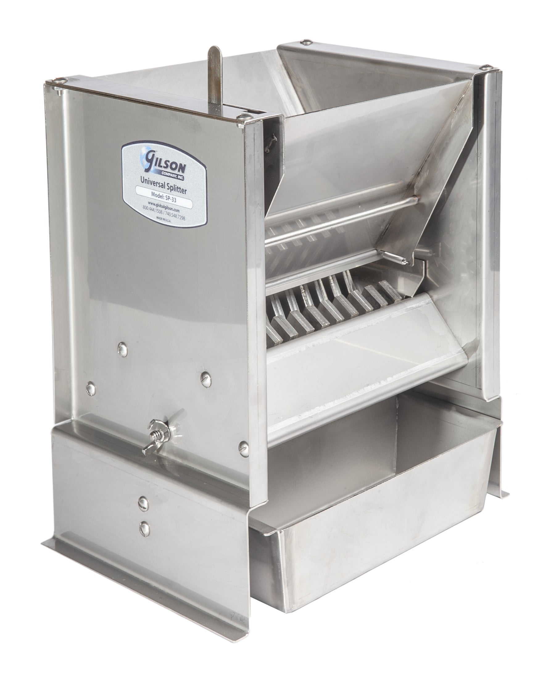 Gilson Universal Mini Splitter (All Stainless Steel) - Walmart.com