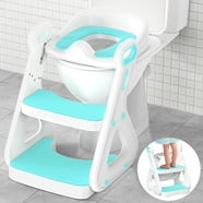 Mommy's Helper Padded Potty Seat with built in ladder non-slip step ...
