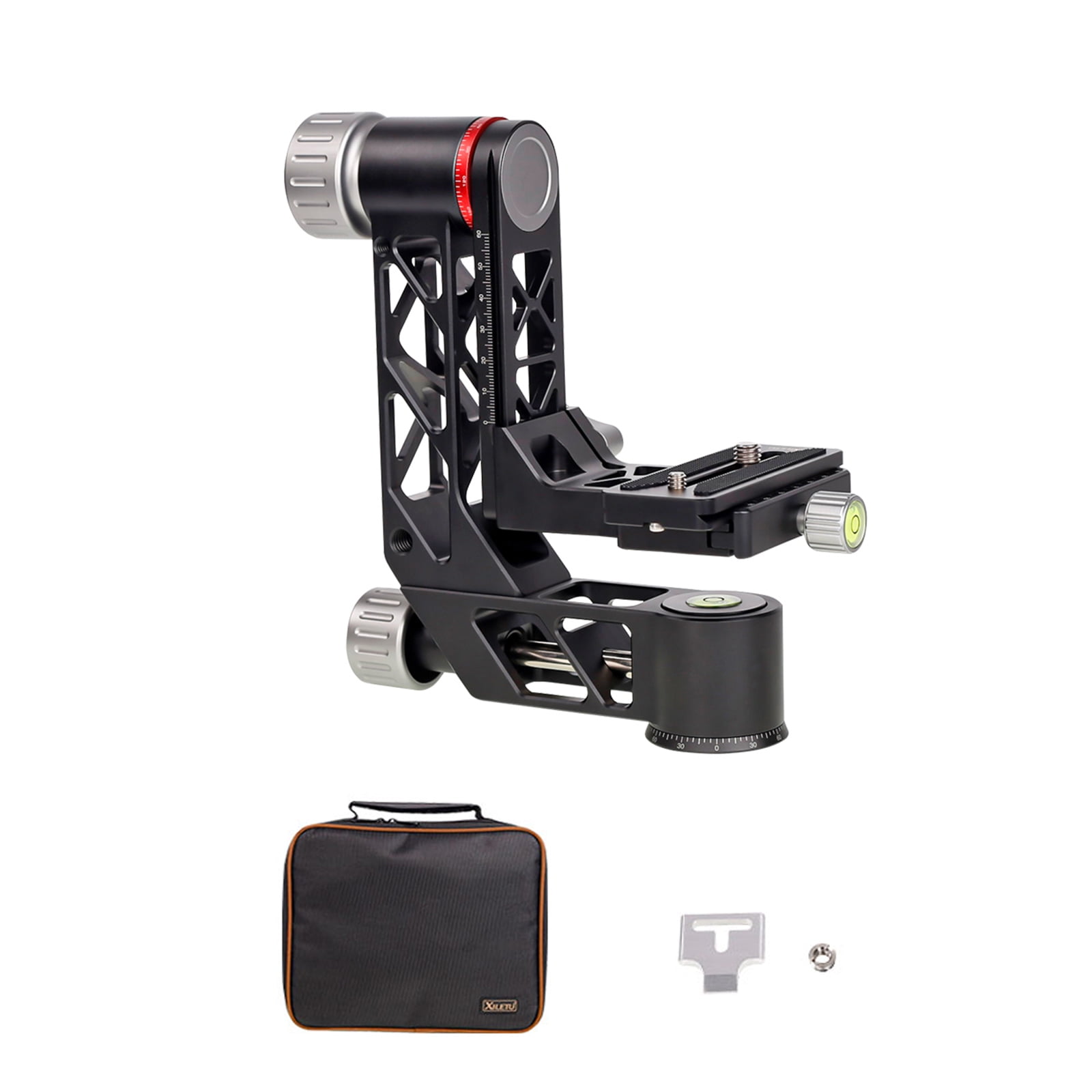 Gimbal Head,Alloy Camera 1/4 Inch Screw 14 Inch Plate 1/4 Head Inch ...