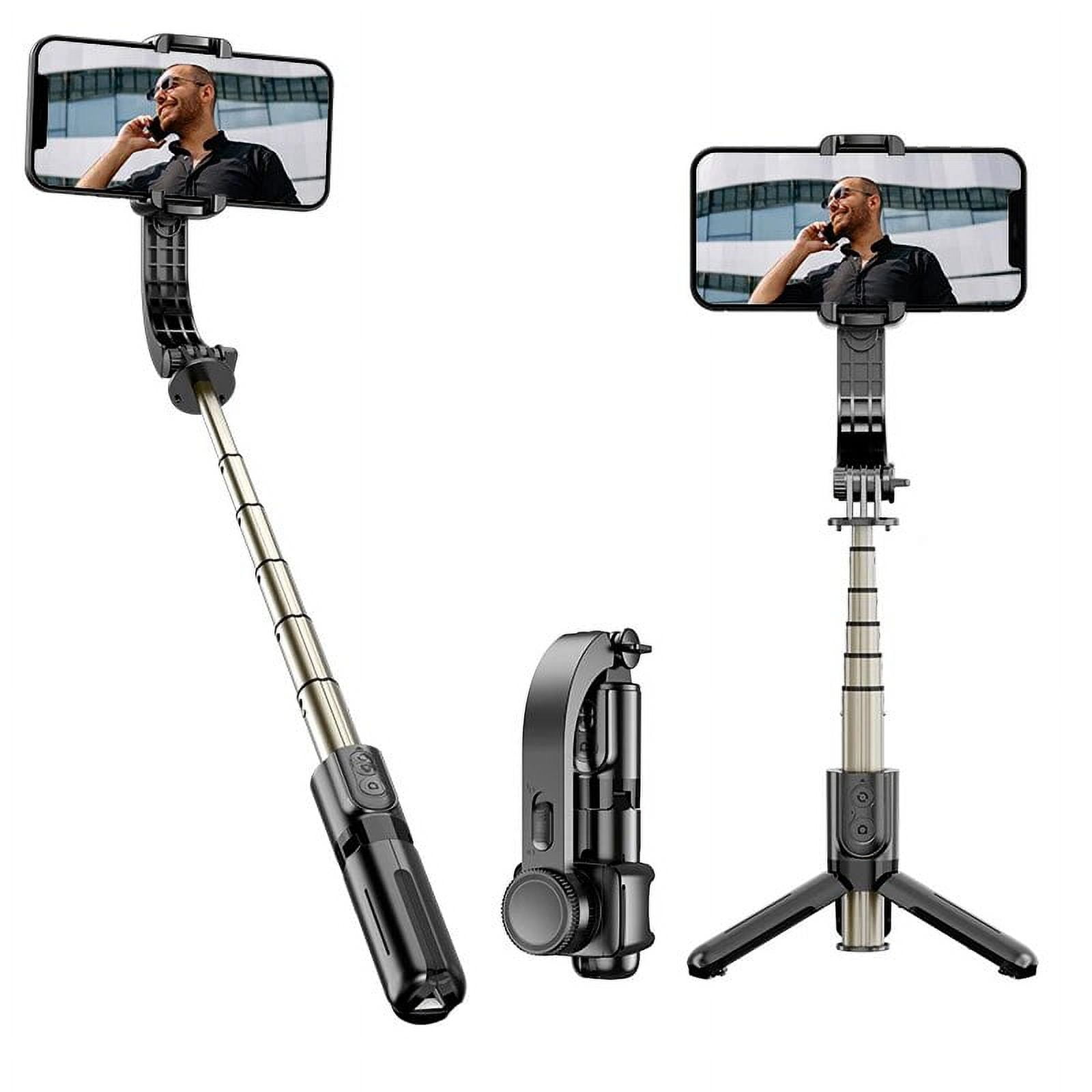 Gimbal Stabilizer Extendable Wireless Selfie Stick and Tripod ...