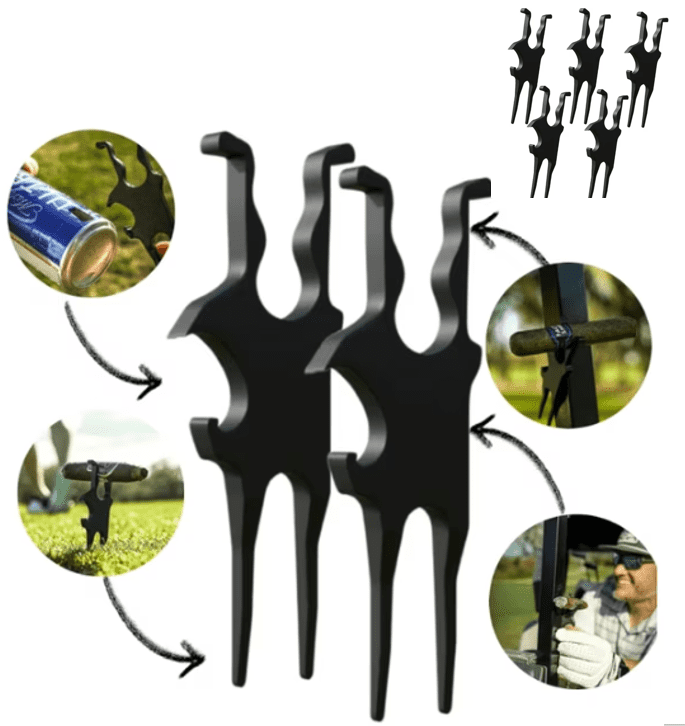 Gimme Golf Tool-7-in-1 Multi Portable Golf Divot Repair Tool ...