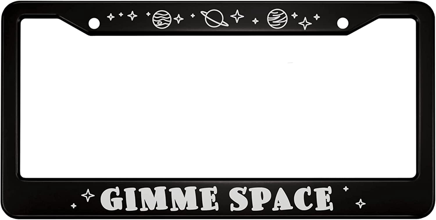 Gimme Space Aluminum Alloy License Plate Frame Planets and Stars Cute ...