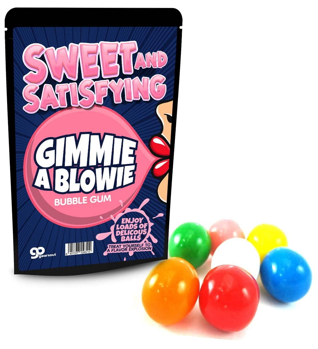 Gimmie a Blowie Bubble Gum Assorted Colors Gums Unique Candy Ideas Gift ...