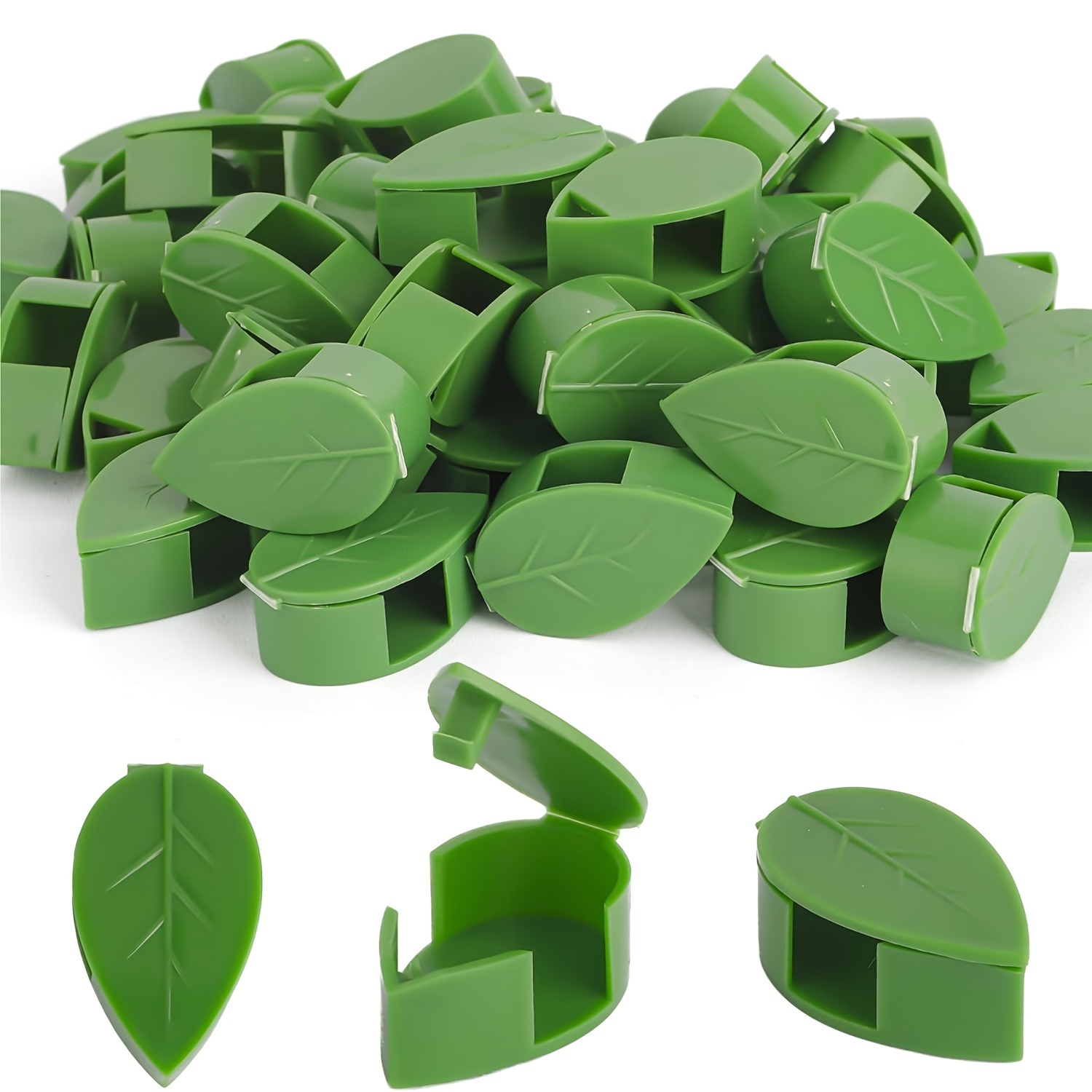 Gimsan 50 Pcs Plant Climbing Wall Fixture Clips, Plant Clips, Plant ...