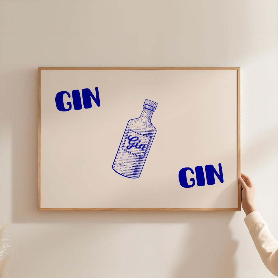 Gin Gin Poster - Cocktail Poster, Girly Bar, Drinking Alcohol, Party ...