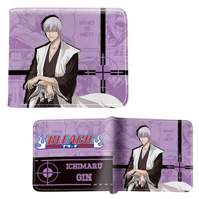 Gin Ichimaru Style A - Bleach 4x5" Bi-Fold Wallet - Walmart Business ...
