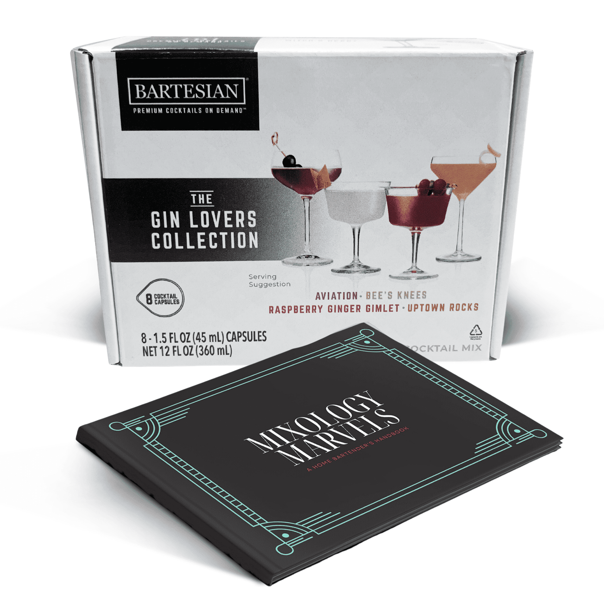 Gin Lovers Pack of 8 Capsules Compatible with Cocktail Maker - Mixology ...