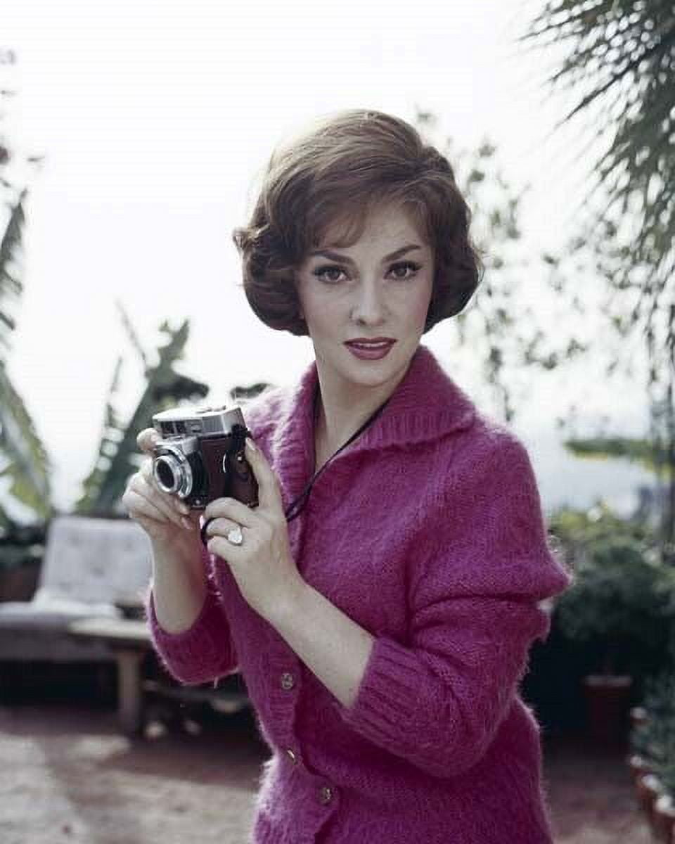 Gina Lollobrigida early 1960's taking photographs with her camera 4x6 photo poster - Walmart.com