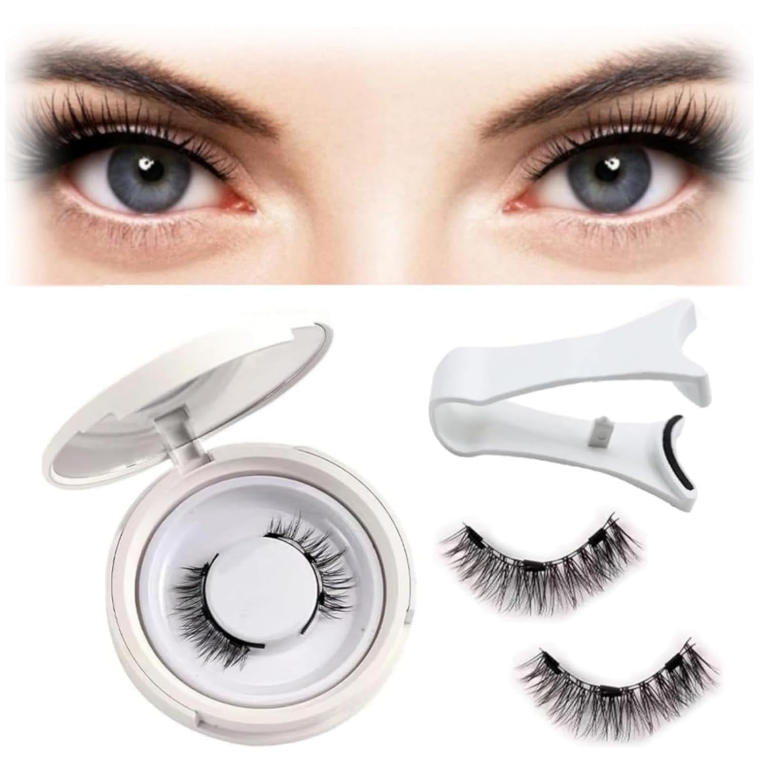 Ginani Magnetic Lashes - Ginani Magnetic Eyelashes with Applicator ...