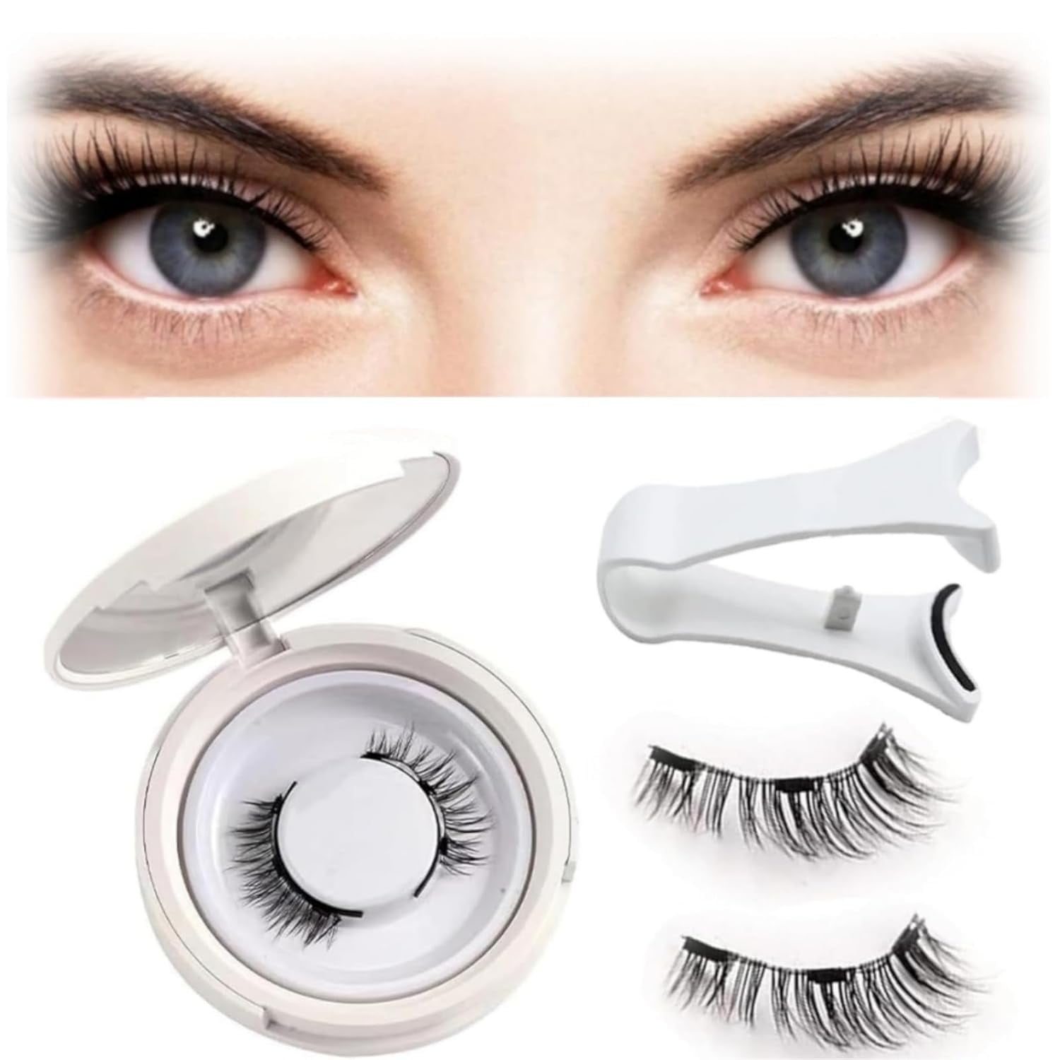 Ginani Magnetic Lashes - Ginani Magnetic Eyelashes with Applicator, Ginani Magnetic Lashes Kit ...