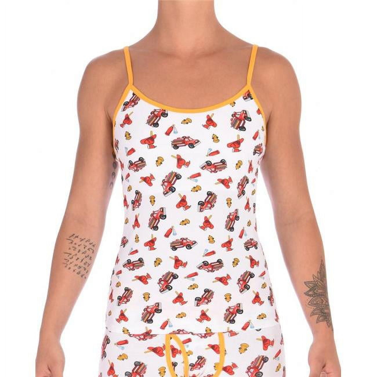 Ginch Gonch W711231-L Womens Fire Fighters Camisole, White - Large ...