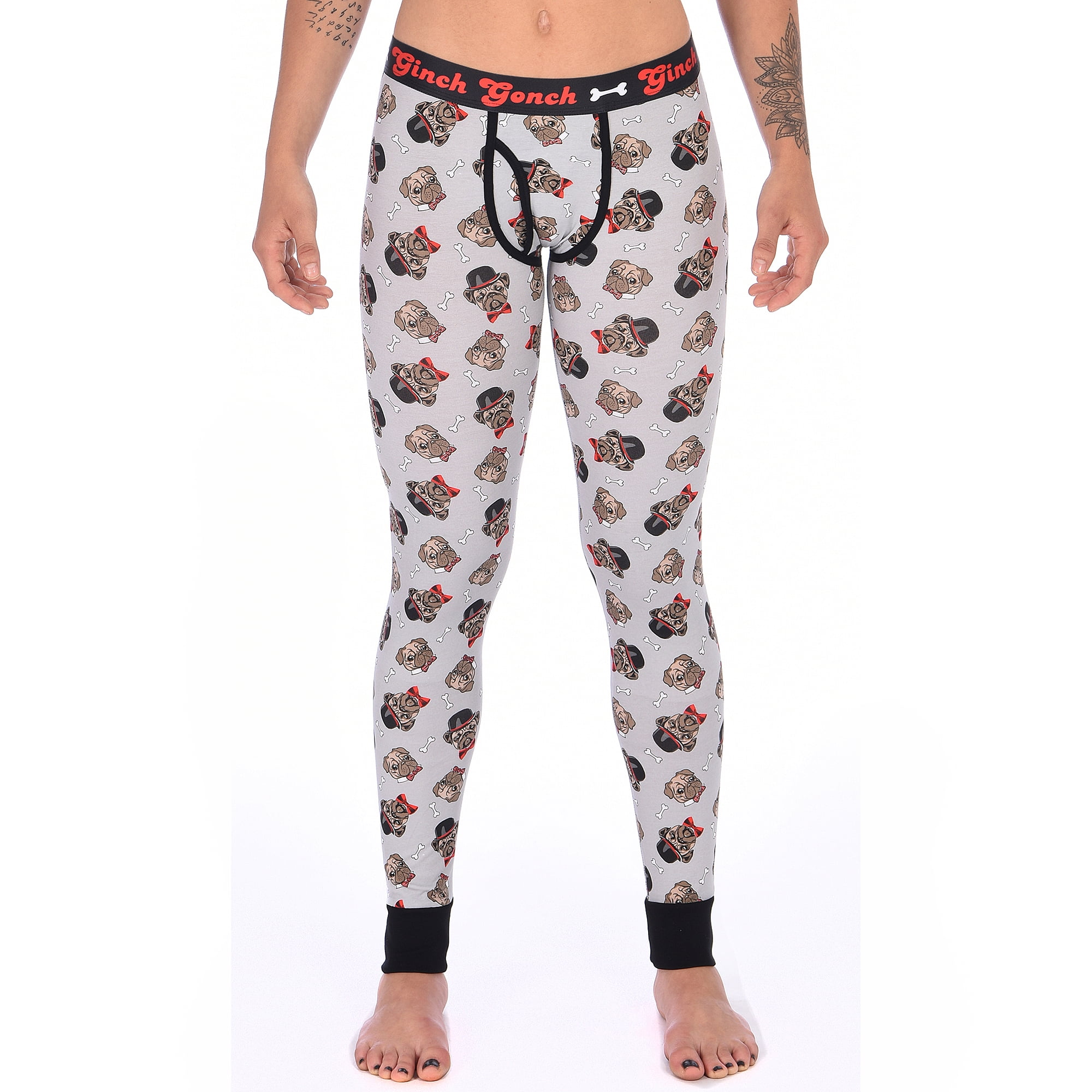 Ginch Gonch Women's Long John Pug Life - Walmart.com