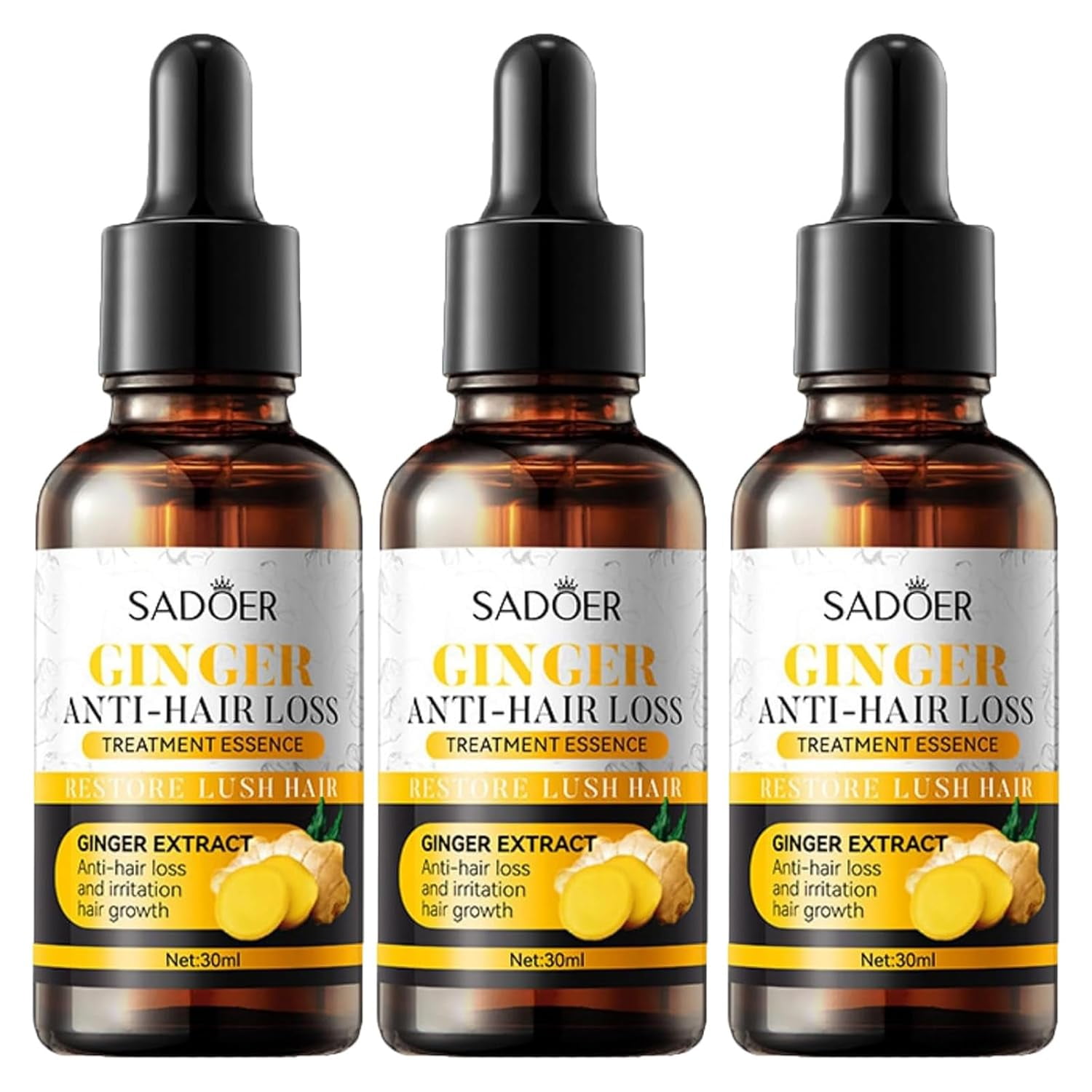 Ginger Anti-Hair Loss Oil, Ginger Anti Hair Loss Treatment Essence ...