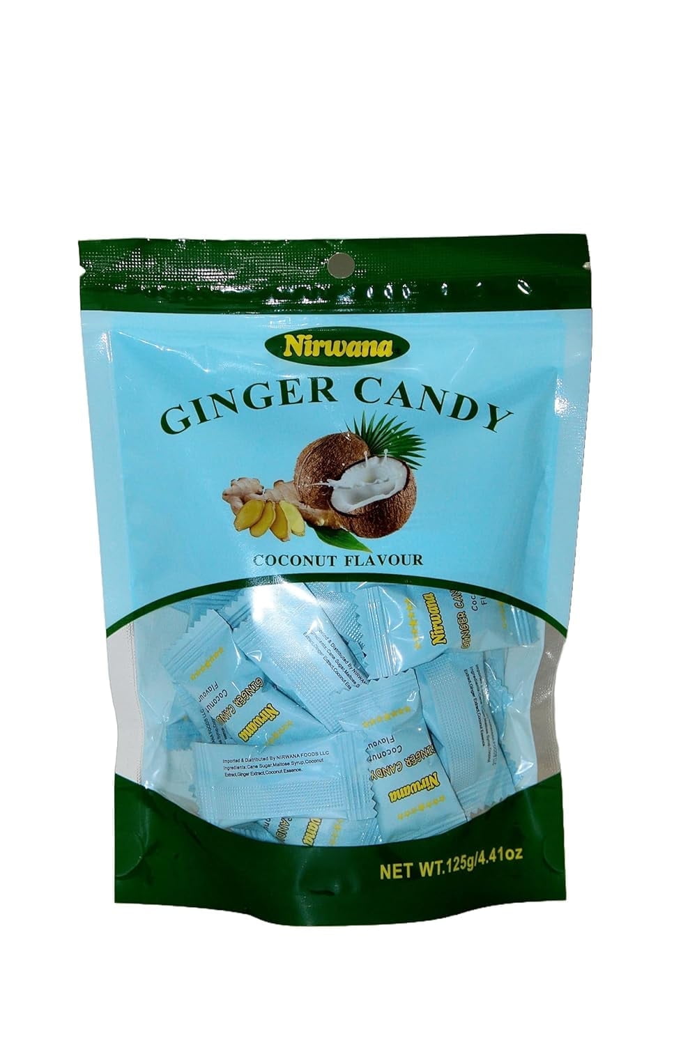 Ginger Coconut Candy – Ginger Hard Candy Twist – Individually Wrapped ...