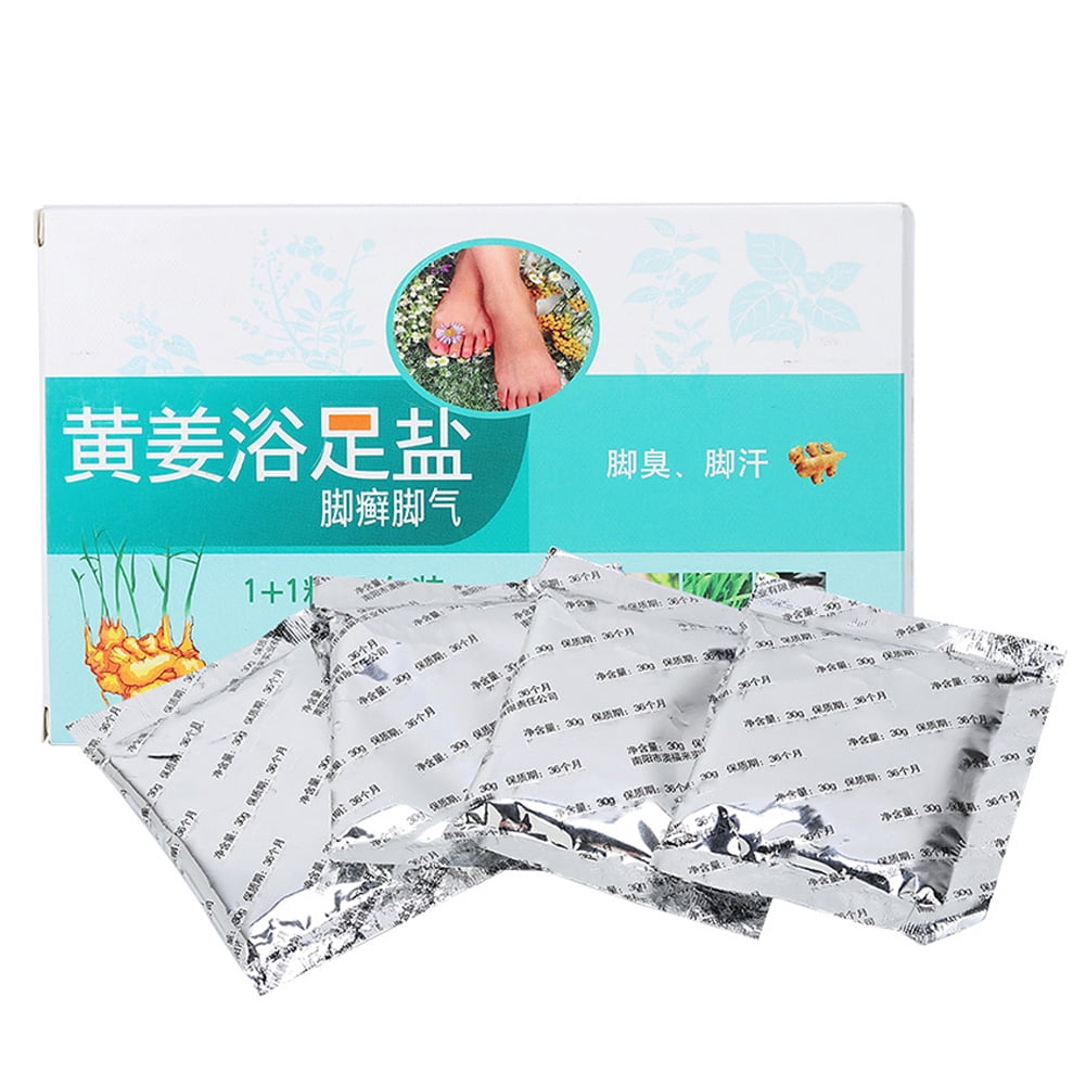 Foot Bath Powder for Itch Relief and Bacterial Reduction Ginger Feet ...