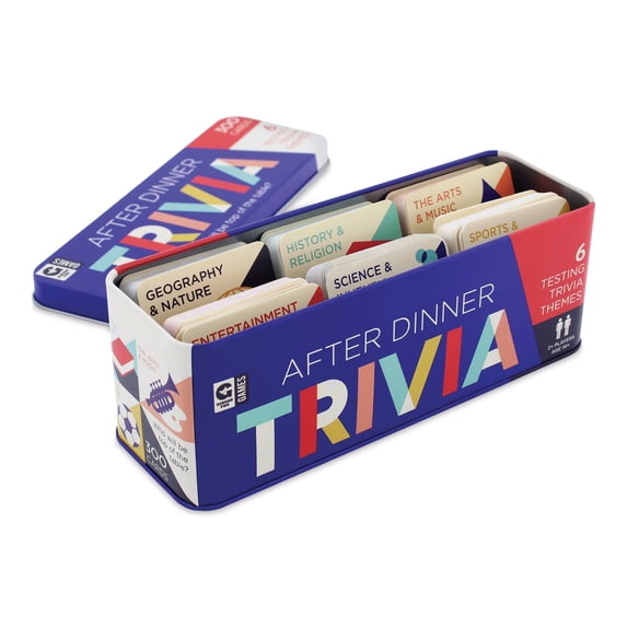 Ginger Fox After Dinner Trivia Game, Fun for 2 or More Players, Six ...
