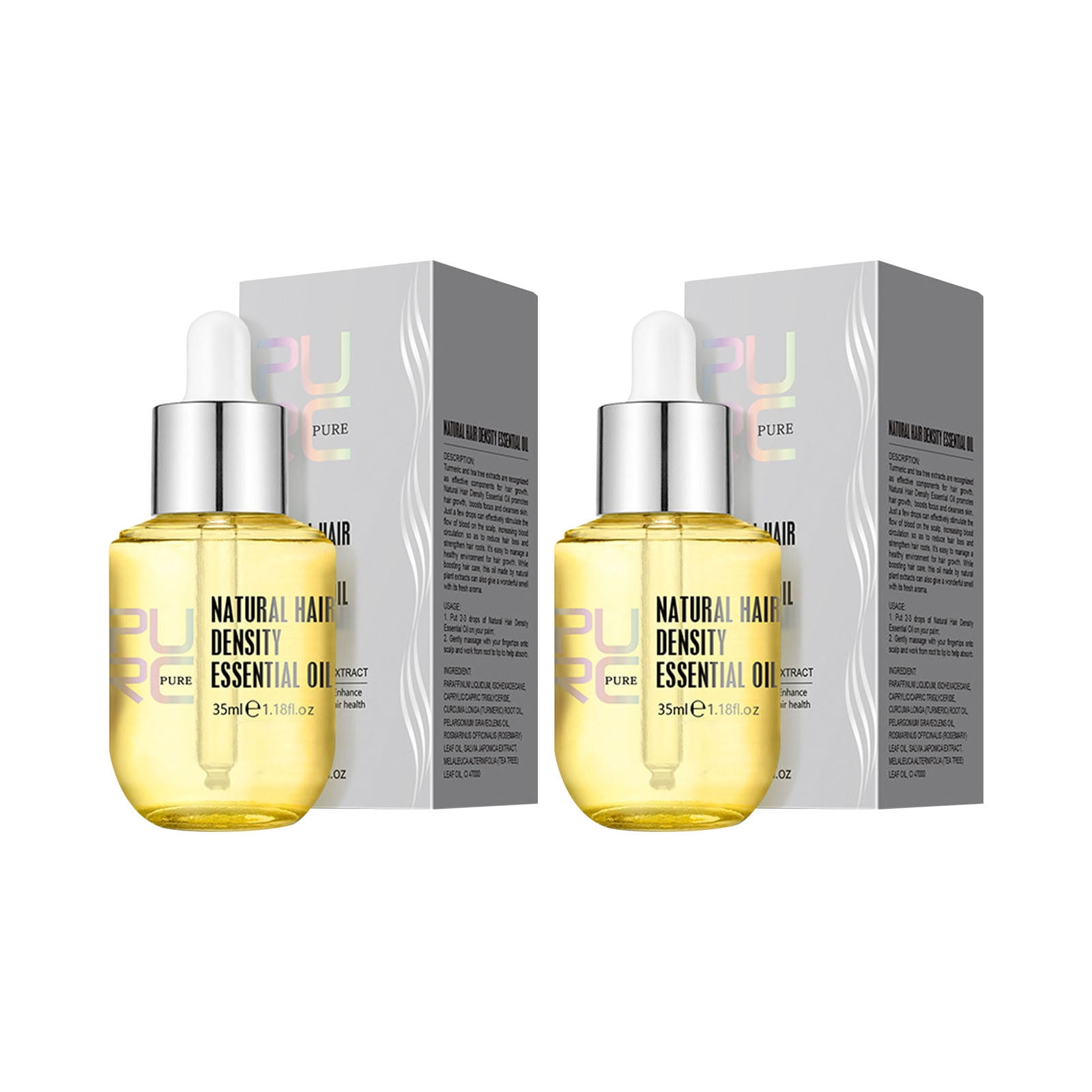 Ginger Hair Growth Oil 105ml 2pcs Plant Based Formula For Hair