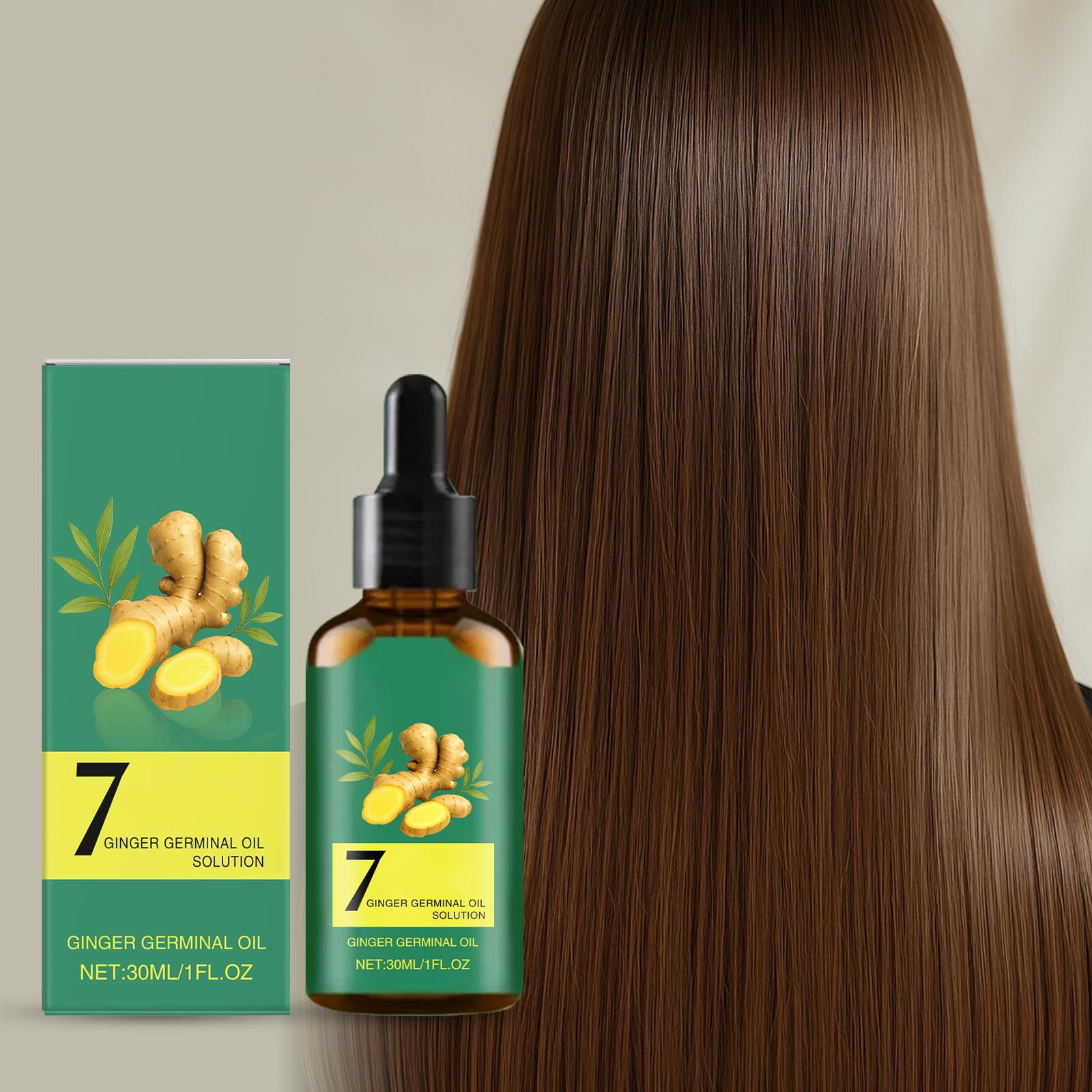 Ginger Hair Oil Solution | Nourishing Essence | Strengthening Hair Base ...