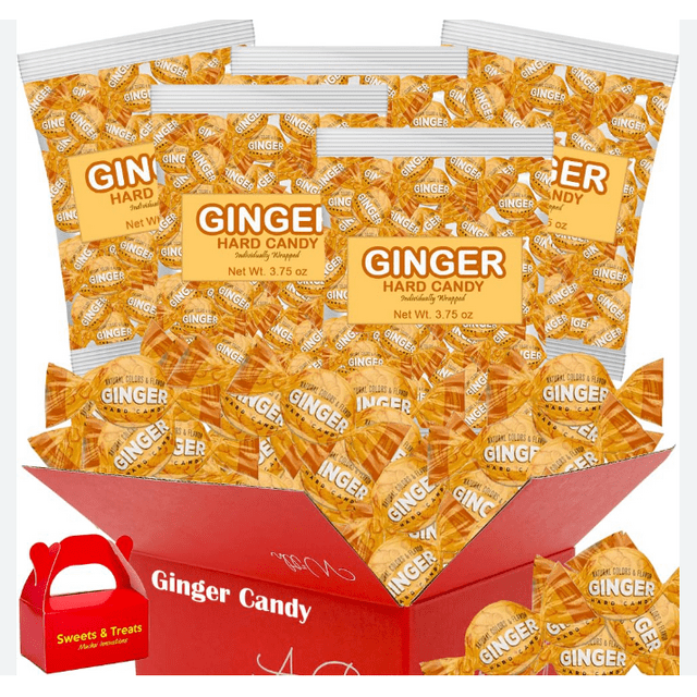 Ginger Hard Candy | Natural Anti-Nausea Relief, Digestion, Motion ...