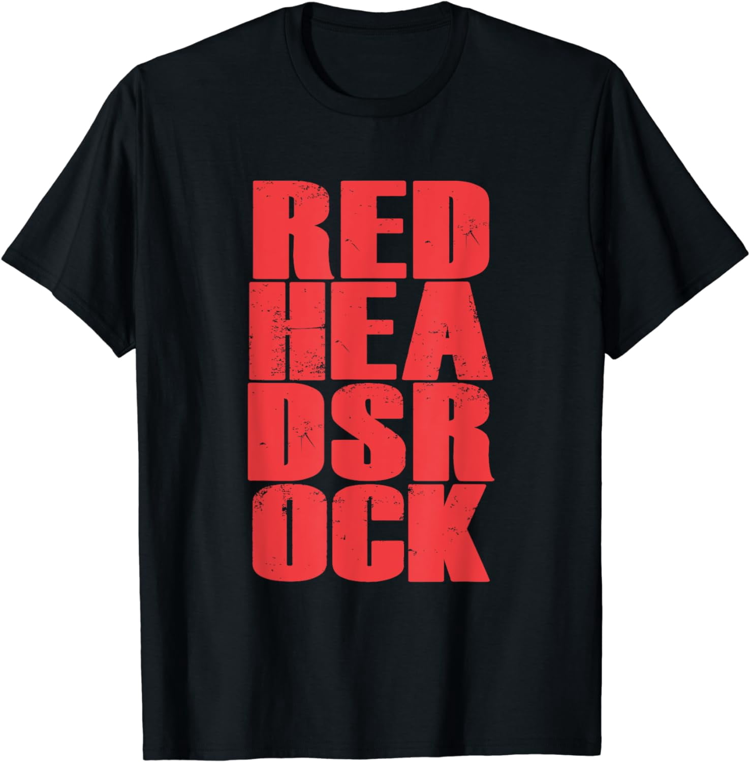 Ginger Irish Red Hair Redheads Rock Typography 2024 T-Shirt - Walmart.com