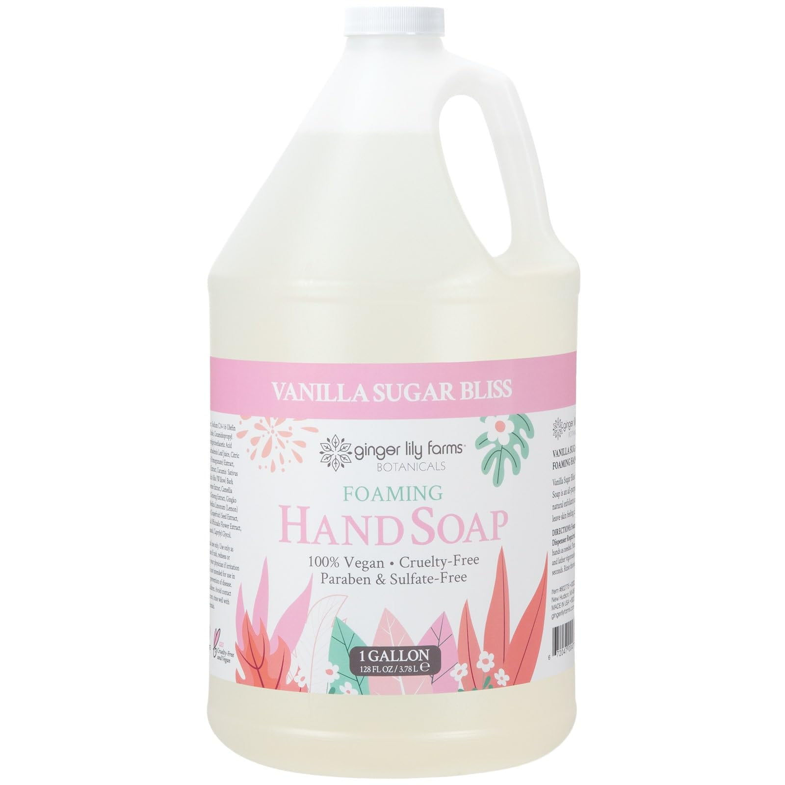Ginger Lily Farms Botanicals All-Purpose Foaming Hand Soap Refill, 100% ...
