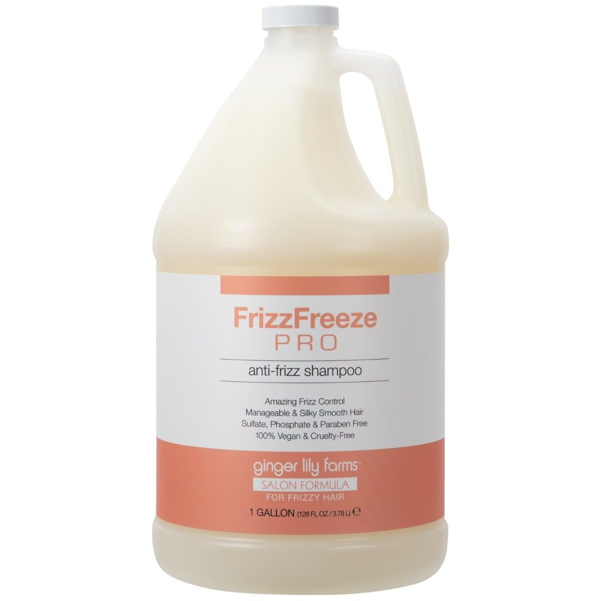 Ginger Lily Farms Salon Formula FrizzFreeze Pro Anti-Frizz Shampoo for ...