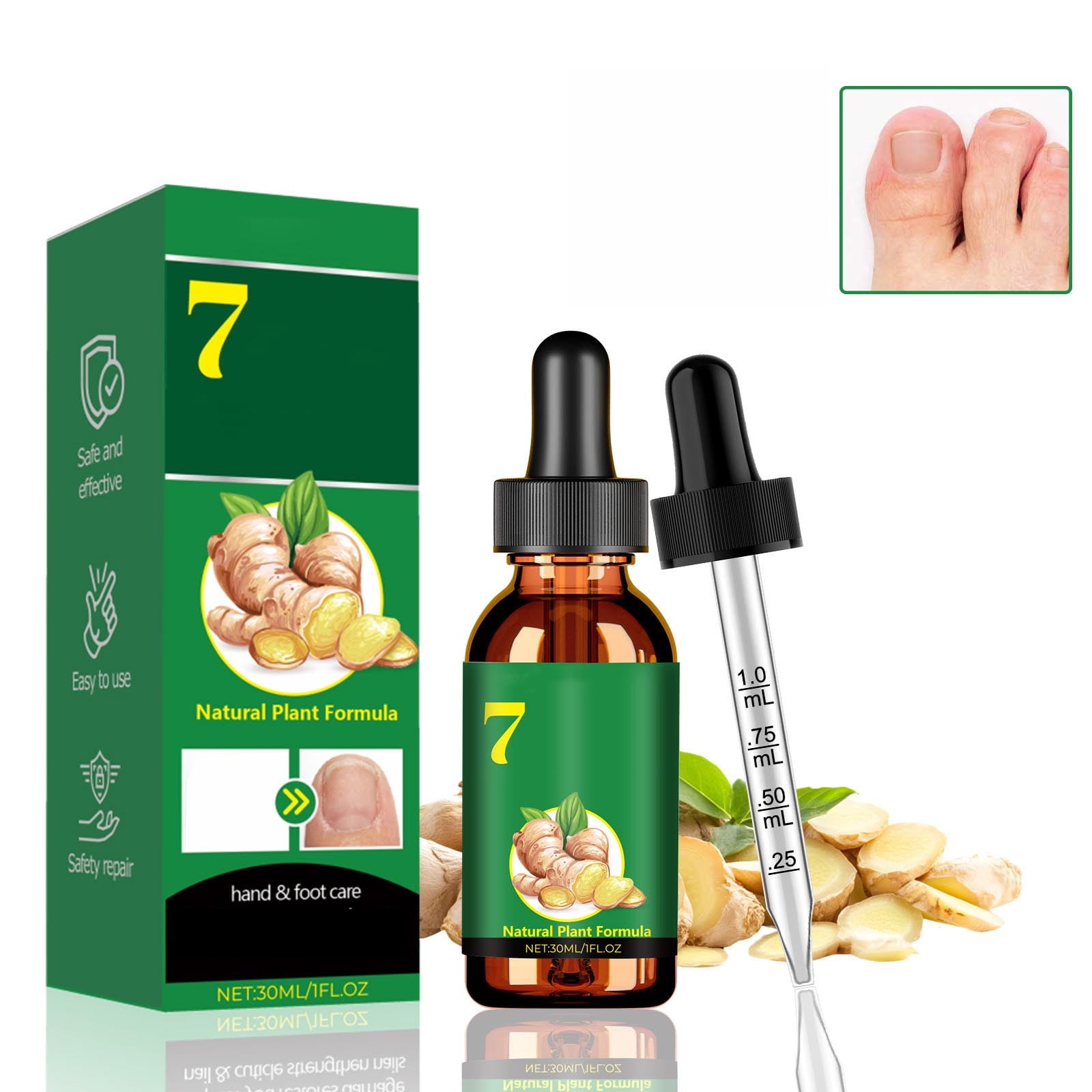 Ginger Nail Care Essence | Natural Extract Formula for Soft Bright ...