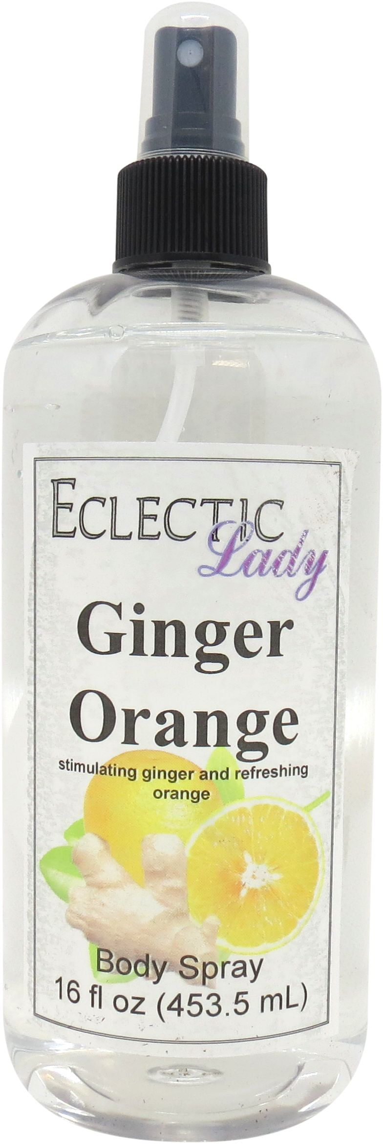 Ginger Orange Body Spray, Eclectic Lady, Hydrating Mist, Unisex (Double ...