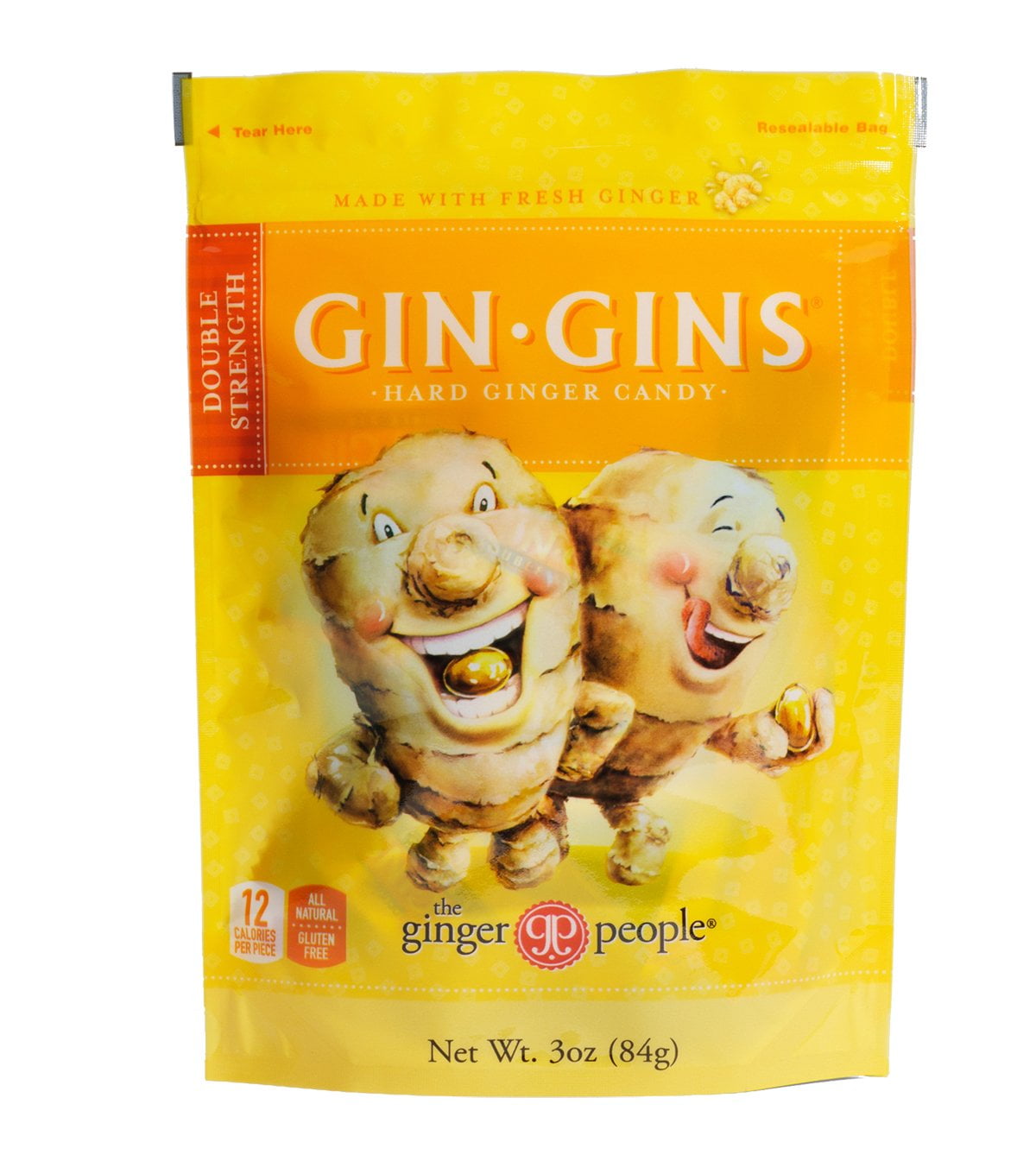 Ginger People Gin-Gins Hard Candy Double Strength -- 3 oz-- Pack 2 ...