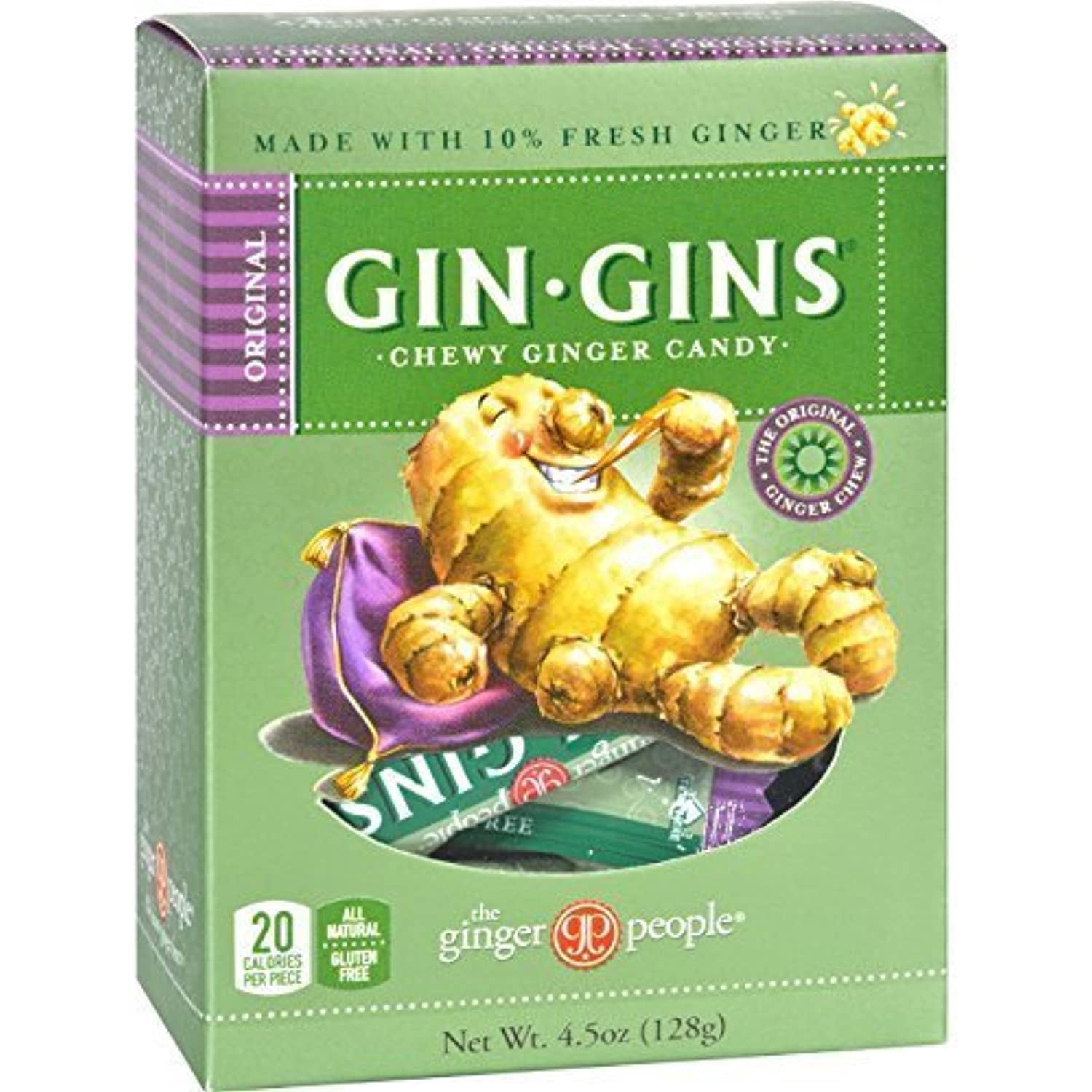 Ginger People Gingins Chewy Orig Box 4.5 Oz - Walmart.com